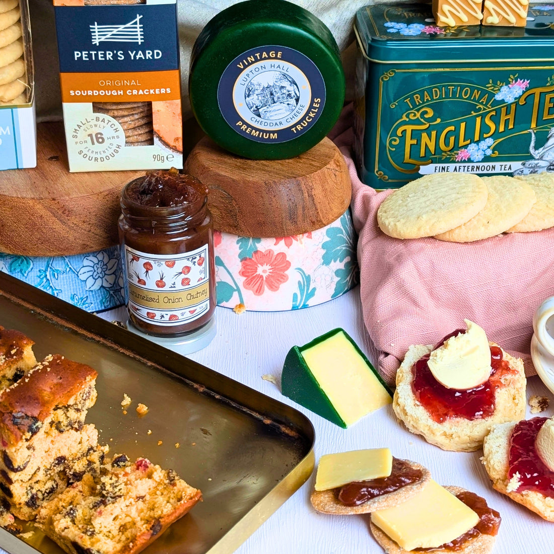 Luxury Afternoon Tea Hamper Gift | Free UK Delivery – Cheese Hamper