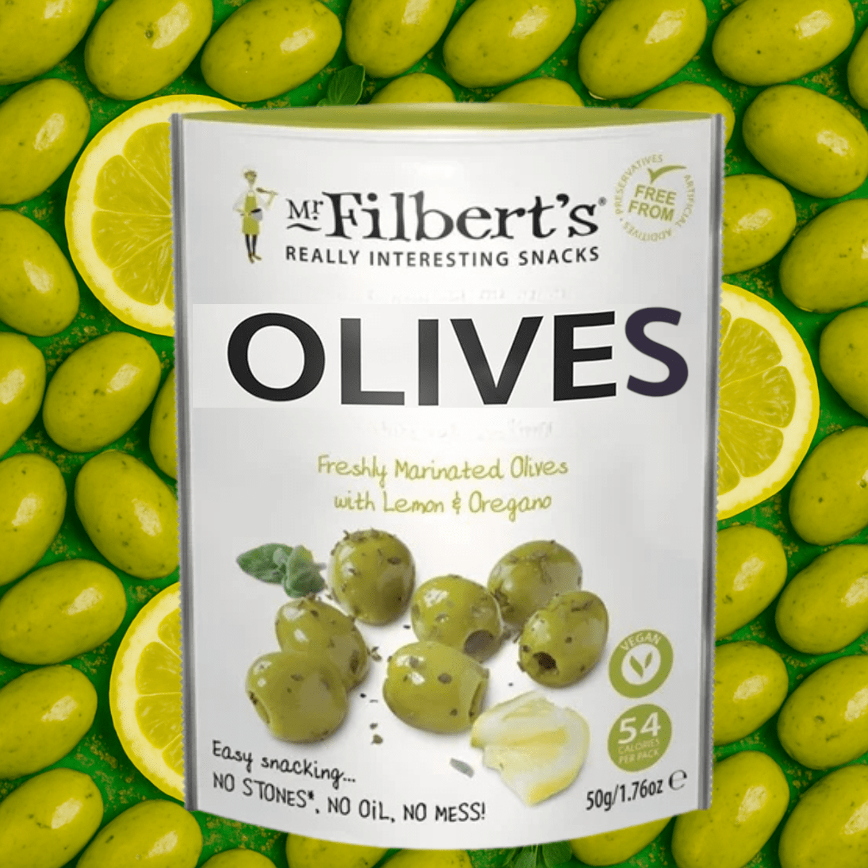 Lemon & Oregano Olives (50g) – Cheese Hamper