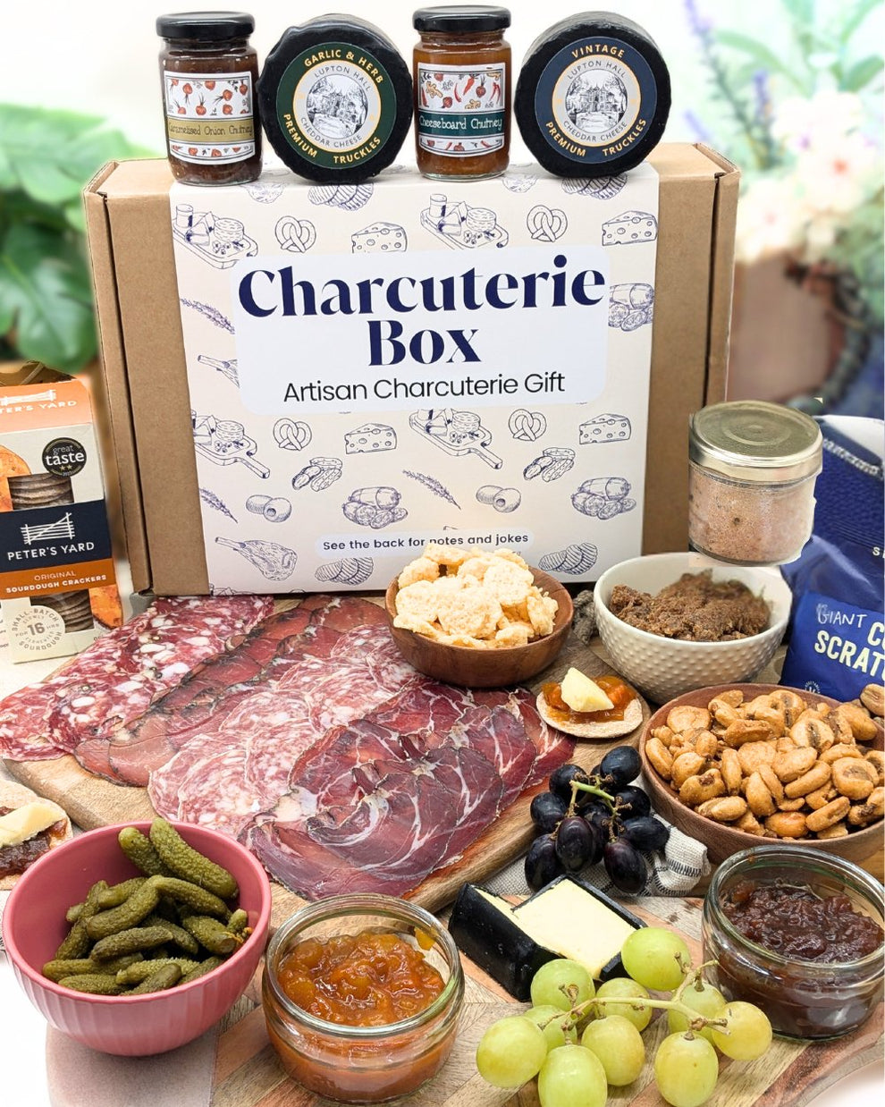Charcuterie Gift Box Hamper | Gourmet Food Perfect for Making Charcute ...